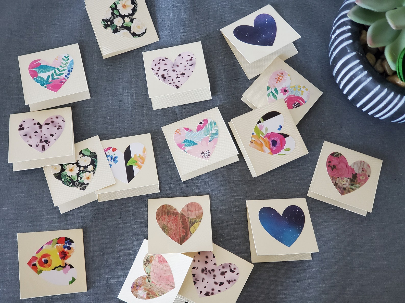 Mini LOVE Notes Personalized Love Notes Blank Notes Folded - Etsy