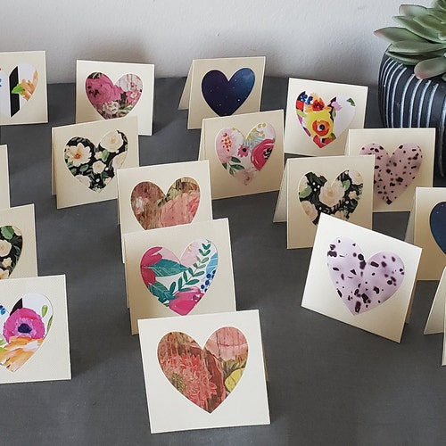 Mini LOVE Notes Personalized Love Notes Blank Notes Folded - Etsy