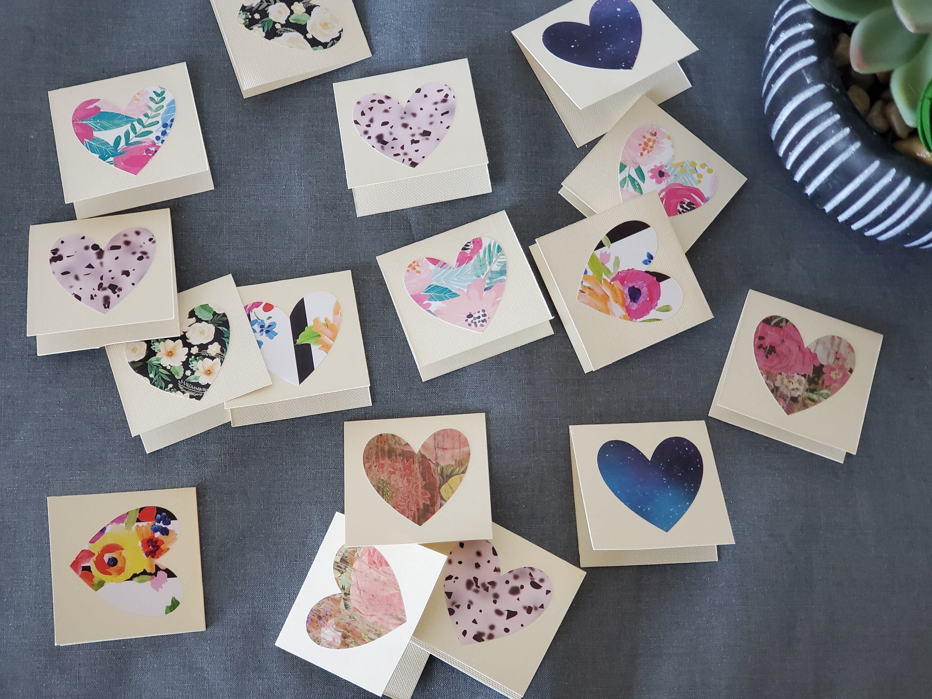 Mini LOVE Notes Personalized Love Notes Blank Notes Folded - Etsy