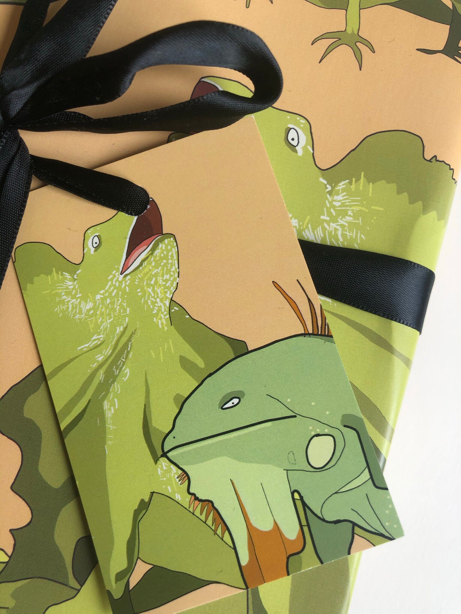 Lizard Wrapping Paper Funny Reptile Gift Wrap - Etsy