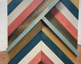 Stained Wood Wall Art - Etsy