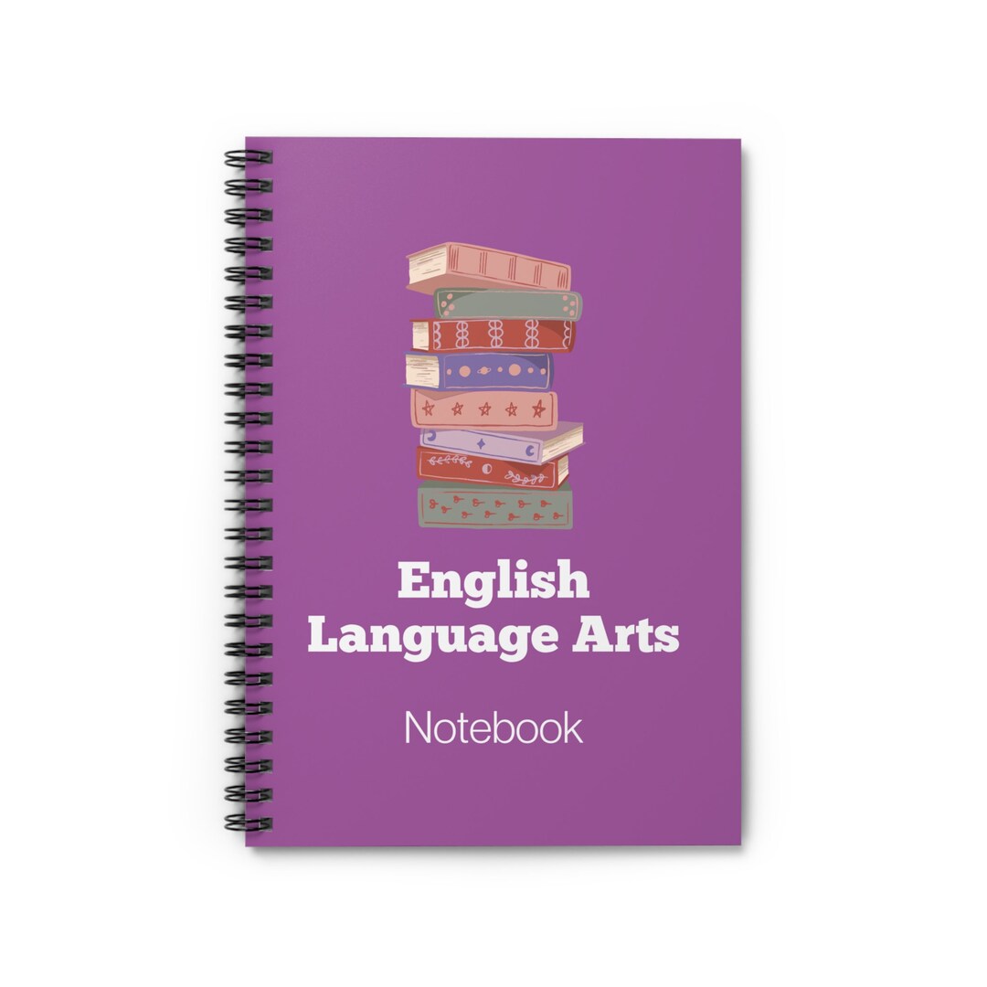 Spiral English Language Arts Notebook - Etsy