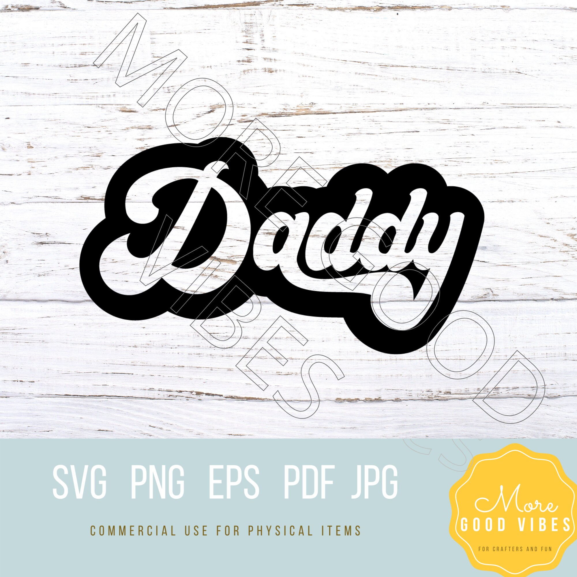 Daddy Svg Png Instant Digital Download File for Father Tshirt | Etsy