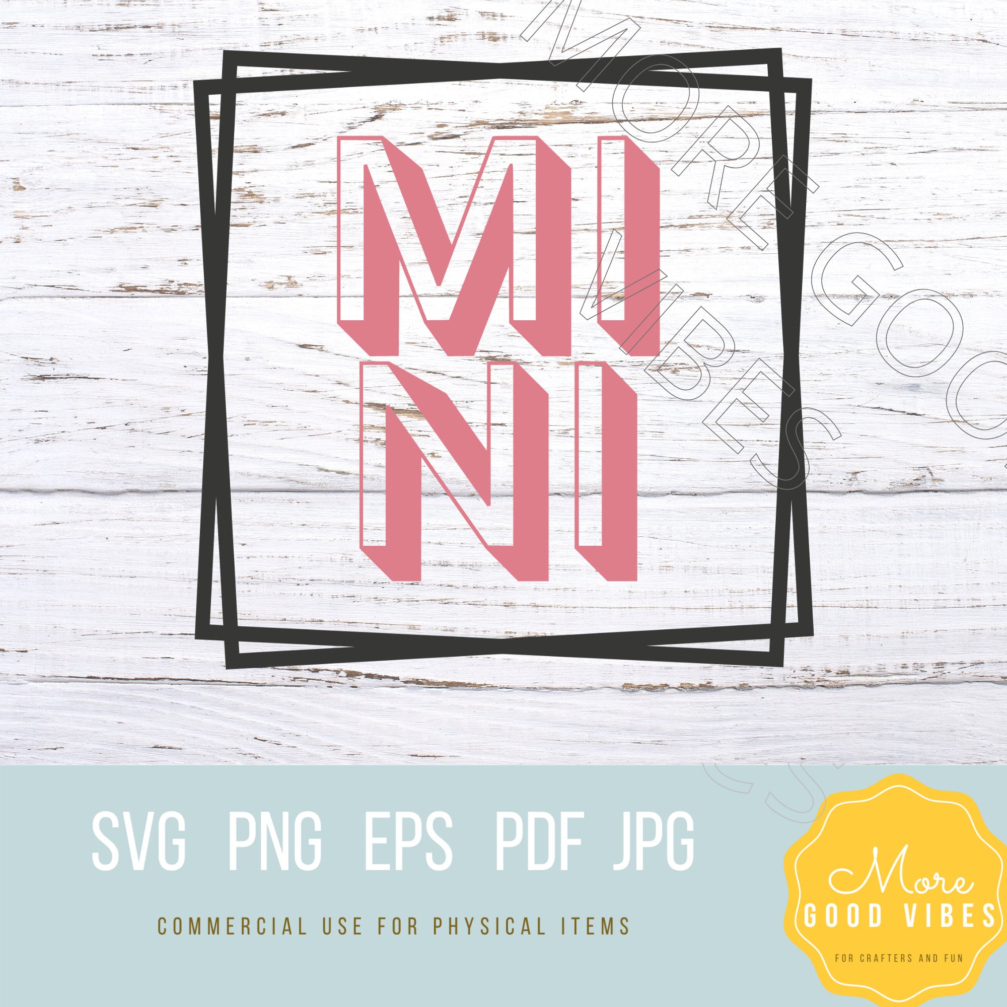 Mama Square Svg Png and Mini Square Png Svg Ma Ma Svg Mom | Etsy