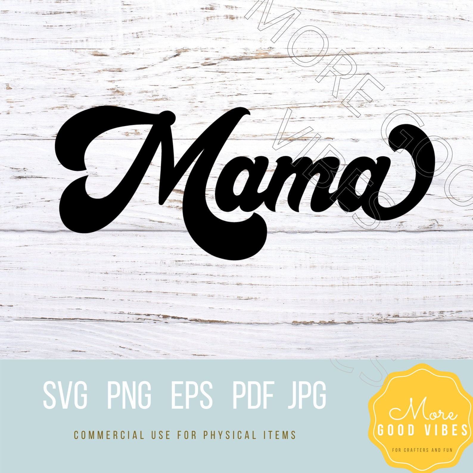 Mama Svg Png Handwritten Mama Svg Retro Mama Svg Png Instant - Etsy
