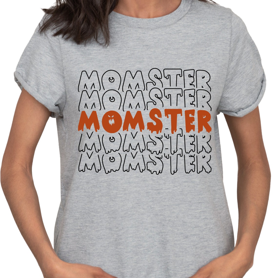 Momster Svg Png File Momster Shirt Halloween Mama Svg - Etsy