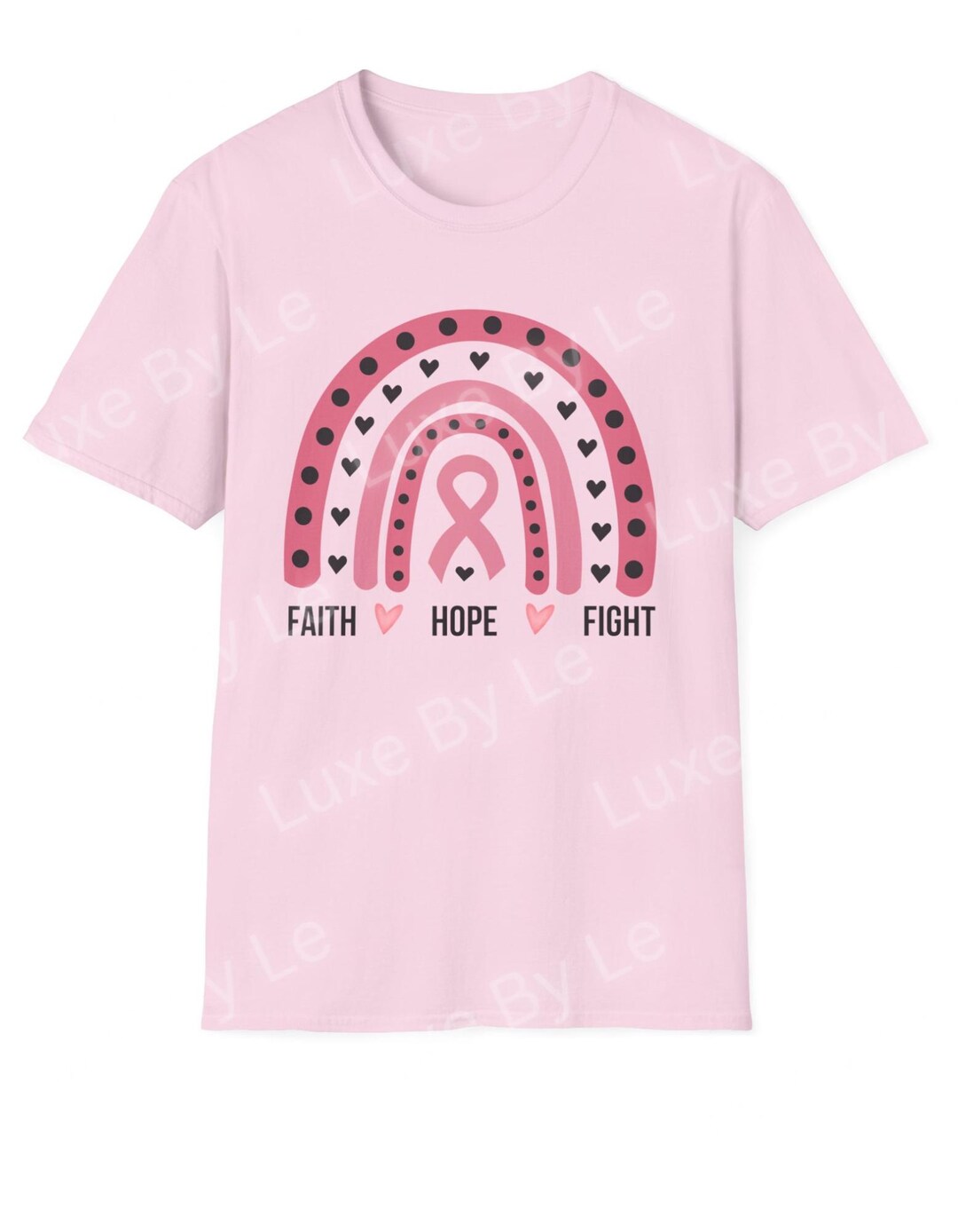 Faith Hope Fight Breast Cancer Awareness Tee, Fight Cancer Shirt, BCA ...