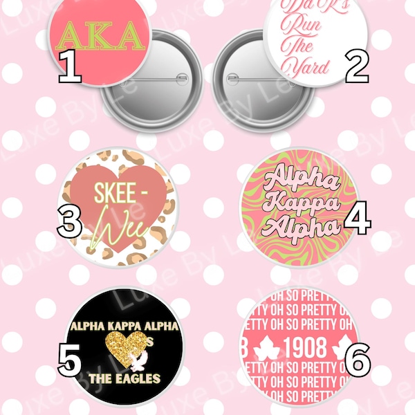 Sorority Buttons - Etsy