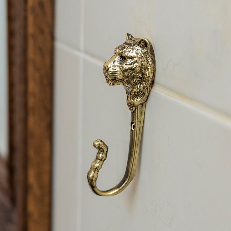 Tiger Bathroom Hook - Etsy