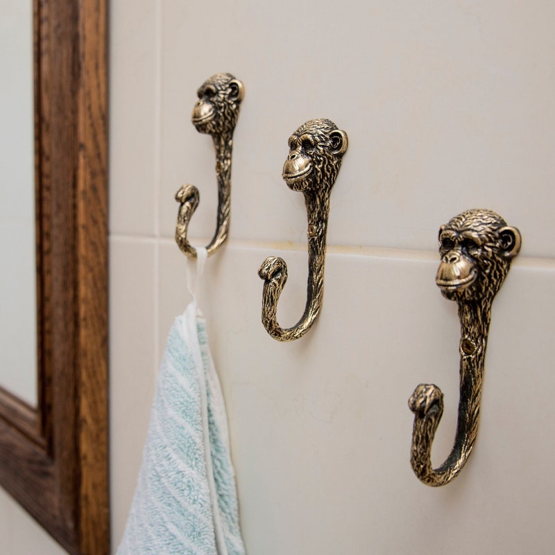 Monkey Wall Hook - Etsy