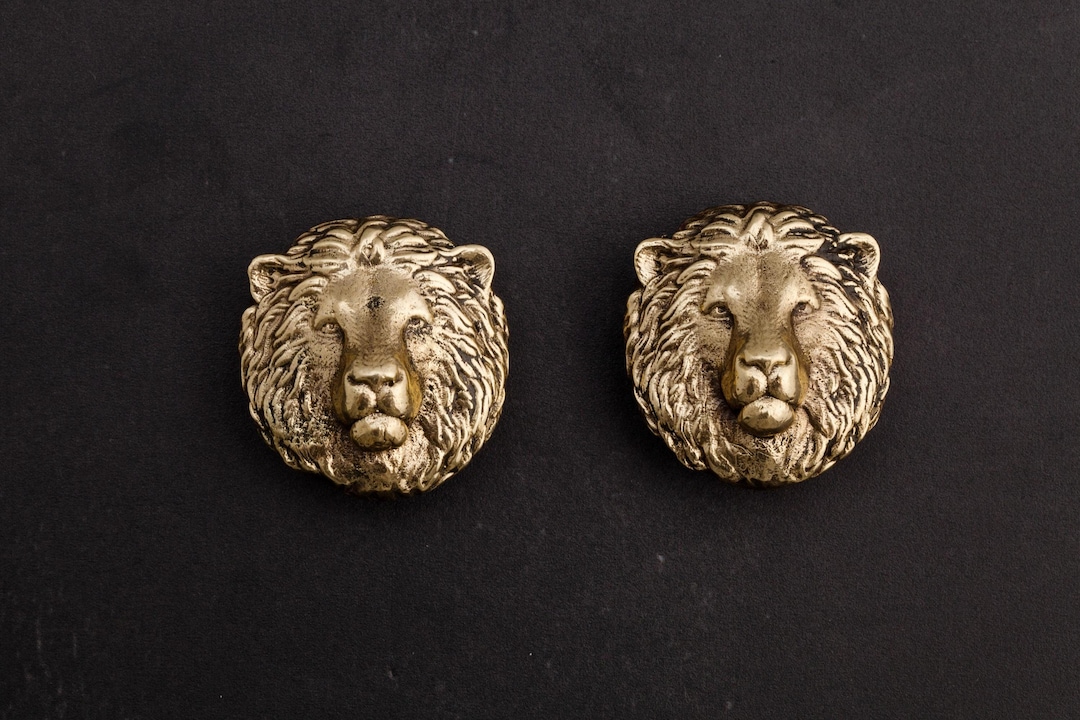 Brass Handle "lion" From TUTURA. Exquisite Handles, Drawer Handles ...