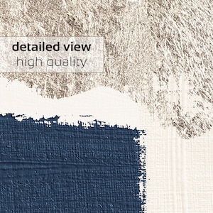 Blue Silver Wall Art, Navy Wall Art, Set of 3 Prints Abstract, Modern ...