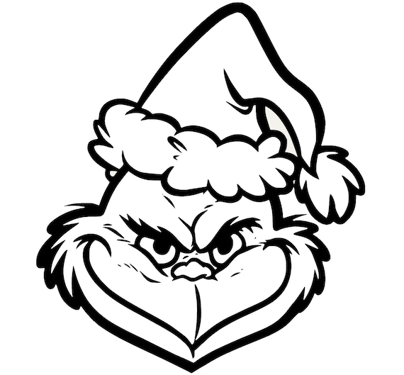 The Grinch Cartoon Face