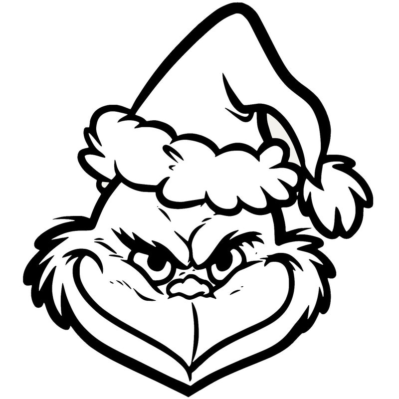 Grinch Head - Etsy