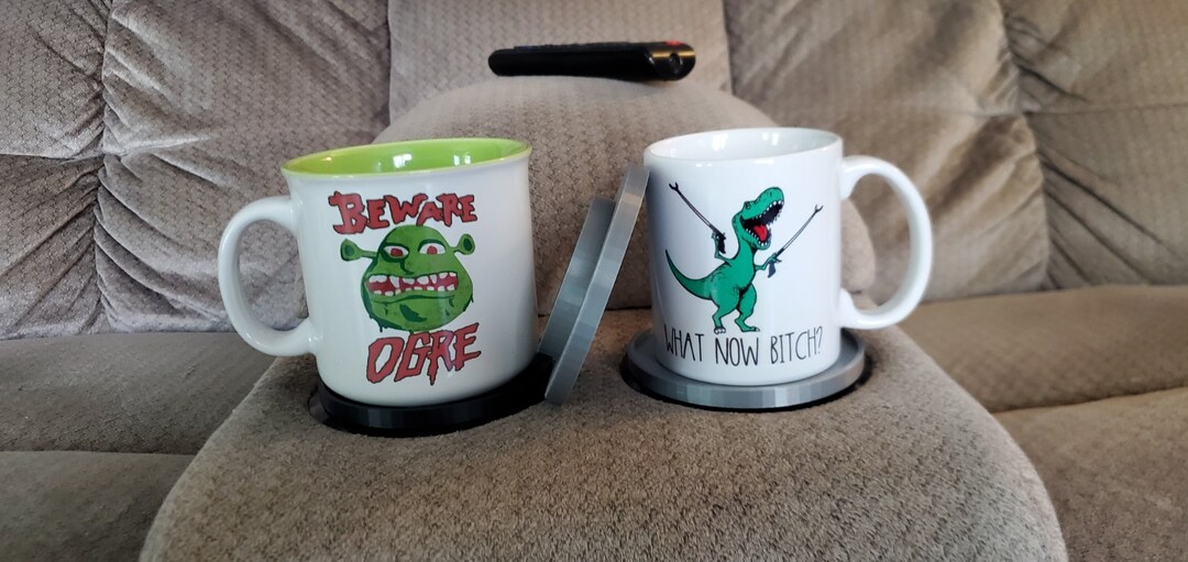 Individual Coffee Mug Mini Table Coaster: Couch Cup Holder 4" Coaster ...