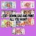 Labubu Design Birthday Chip Bags Template - Etsy