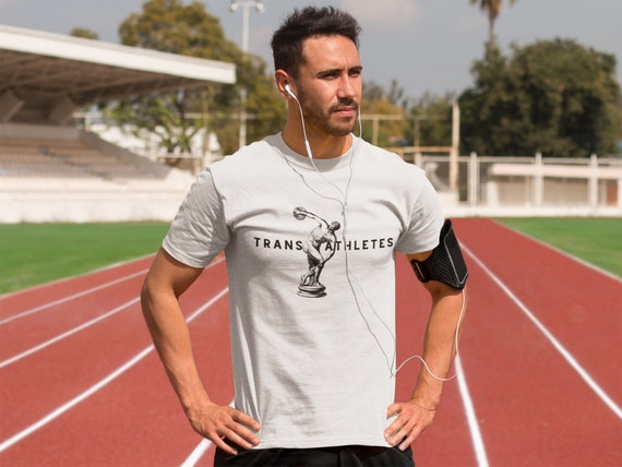 Trans athletes T-shirt Trans Athletes belong in sport Lgbt | Etsy