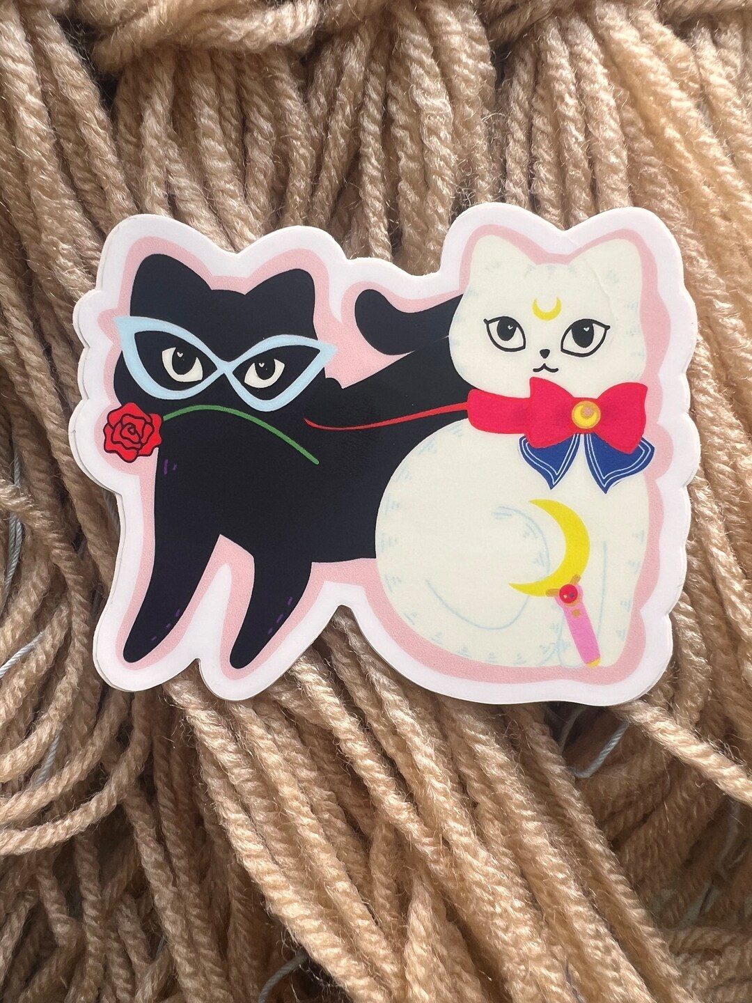 Magical Girls Luna and Artemis as Sailor Moon and Tuxedo Mask - Etsy