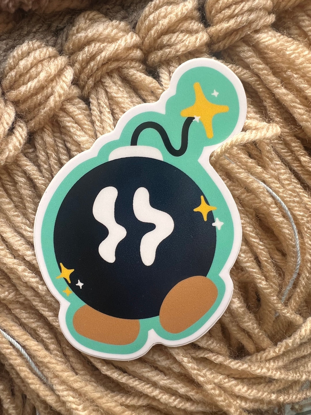 Super Paper Mario Bob-omb Baddie Trippy Bomb Boy - Etsy