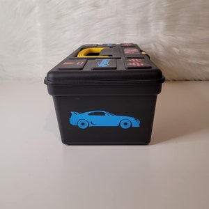 Personalized Tool Box, Car Theme, Personalized Christmas Gift, Birthday ...