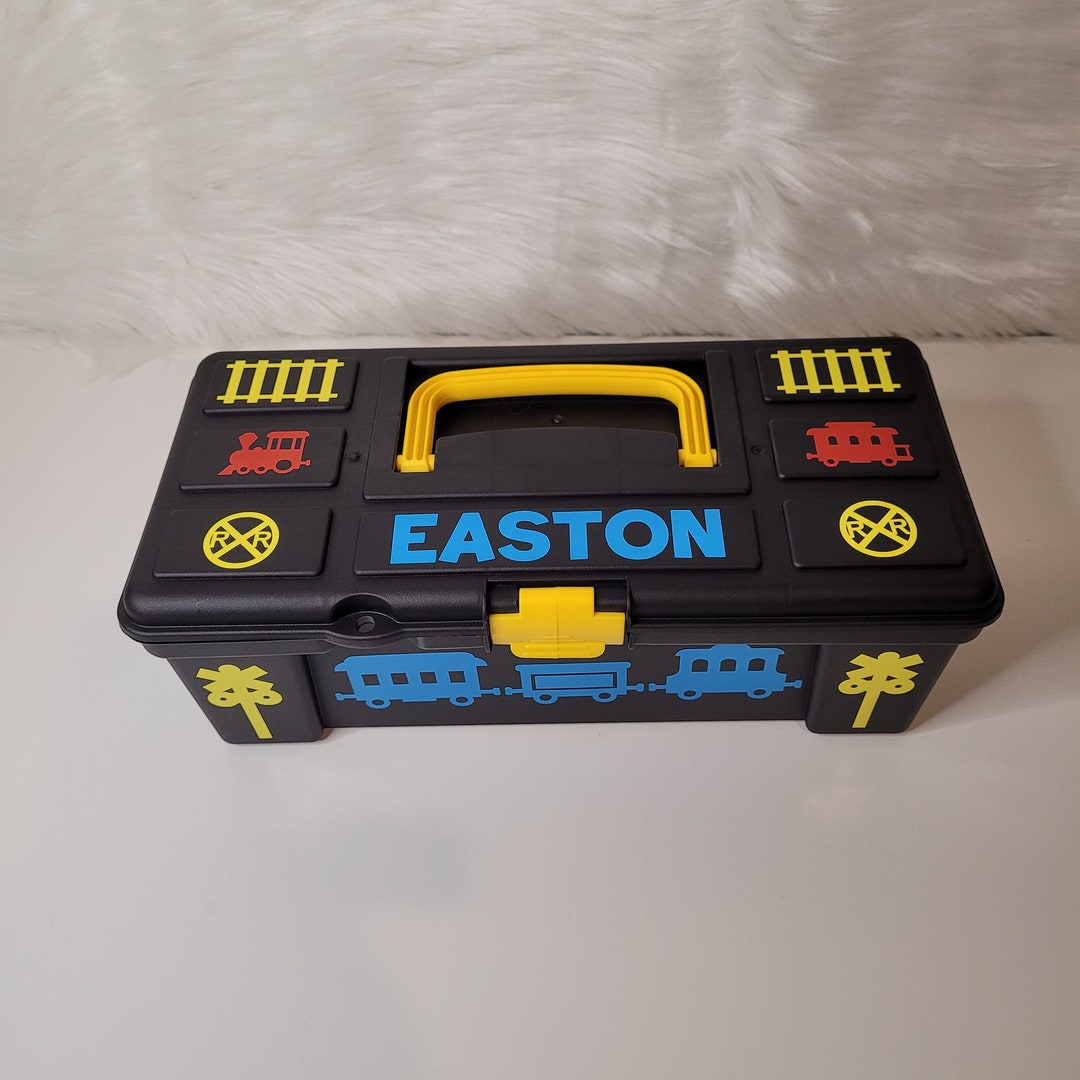 Personalized Tool Box, Traintheme, Personalized Christams Gift ...