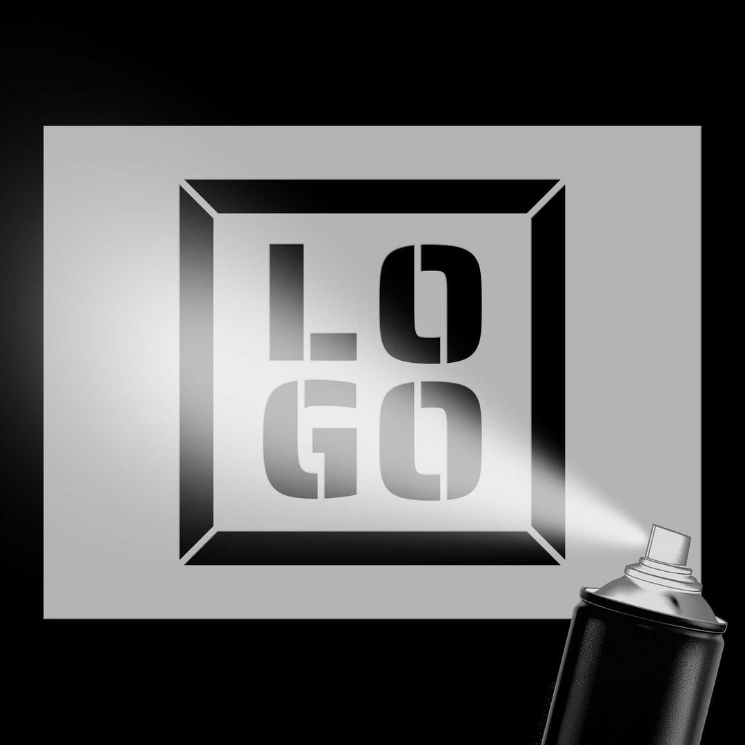 Custom Logo Stencil | Club Crest Template | Mylar Spray Stencil for ...