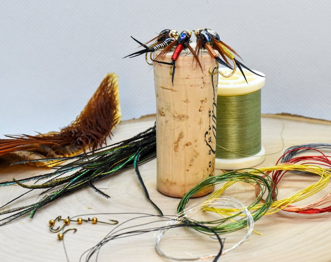 Learn to Tie Flies! Copper John Fly Tying Starter Kit by Myfly: Ties 30 ...