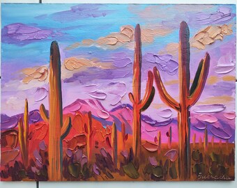 Desert Textured Painting - Etsy
