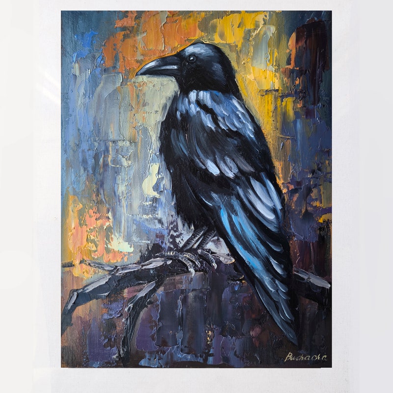 Raven Artwork - Etsy
