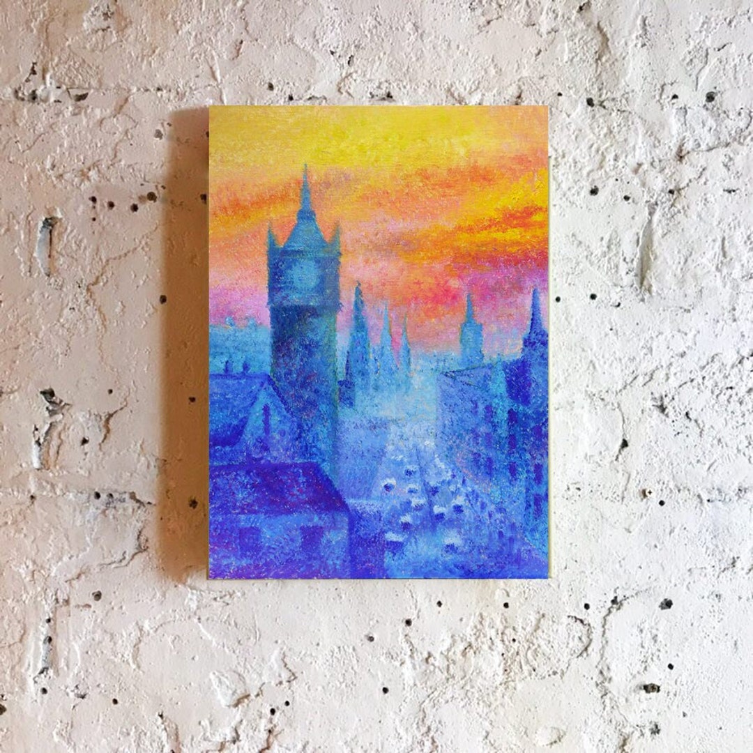 London Painting Original Big Ben Oil Painting London Wall - Etsy