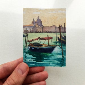 Aceo Original Painting Aceo Watercolor Cards Aceo Landscape Watercolor ...
