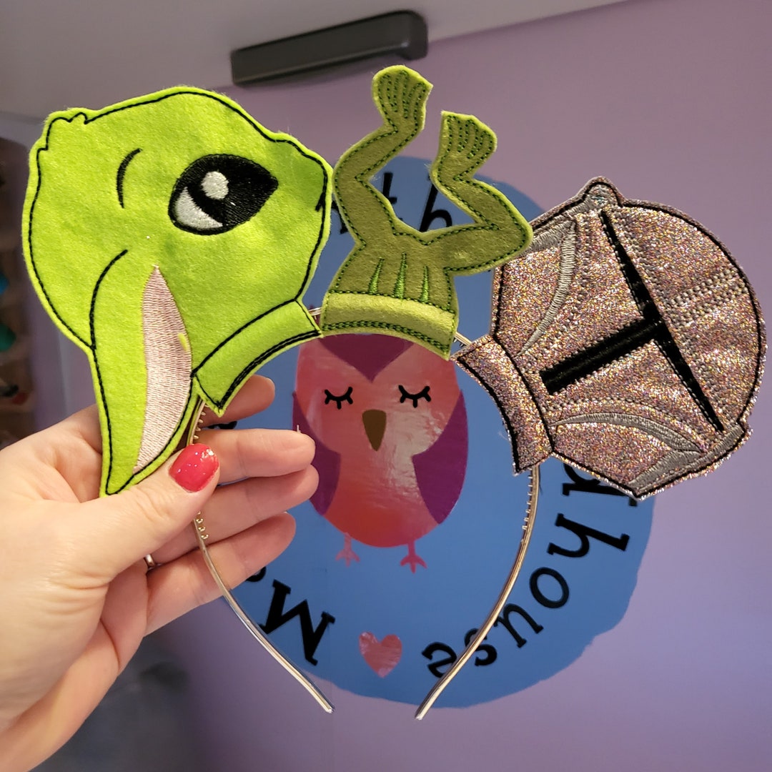 Child and Mando Inspired Mouse Ear Headband - Etsy