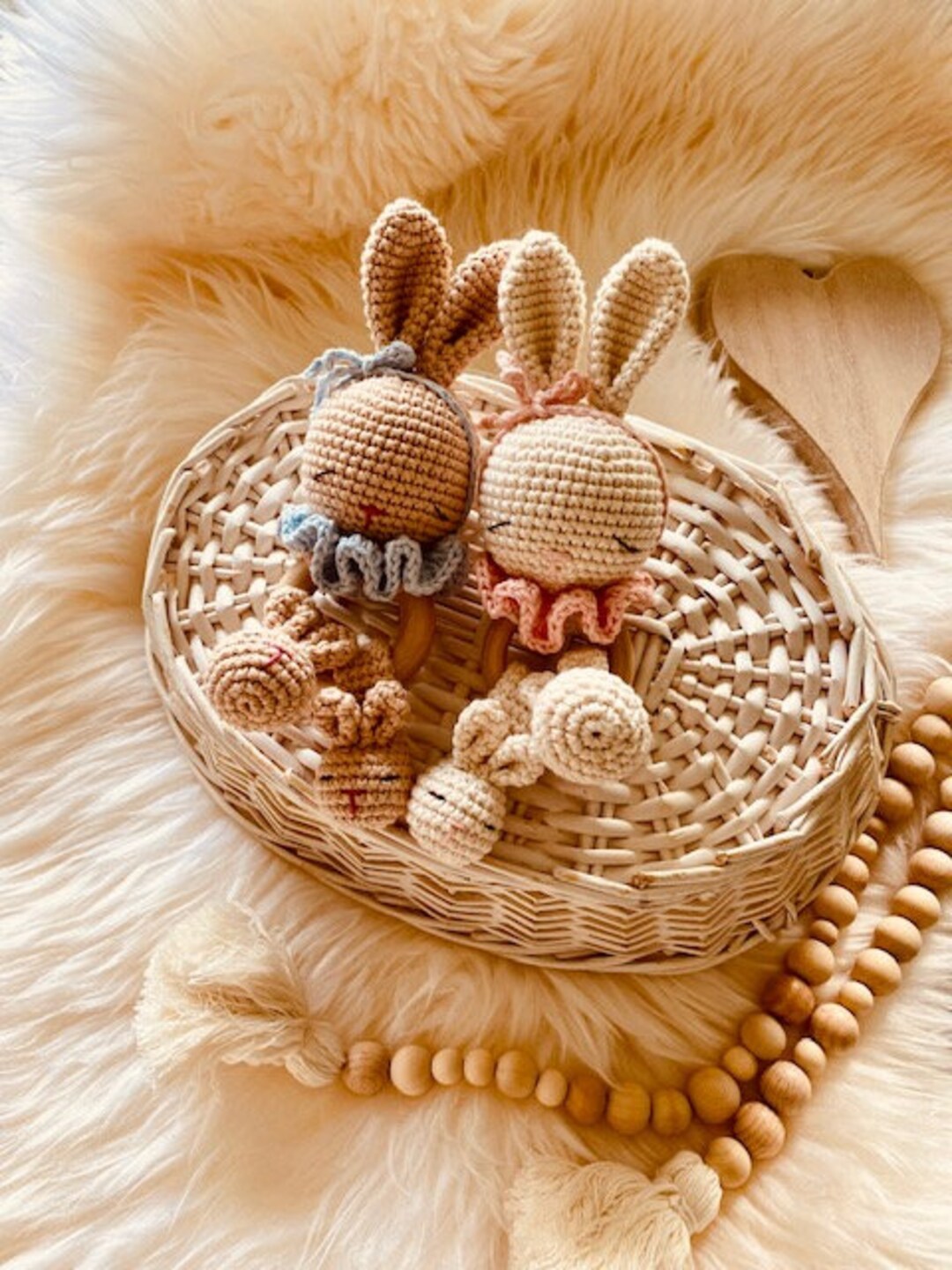 Crochet Pattern Bunny Rattle - ENGLISH - Etsy