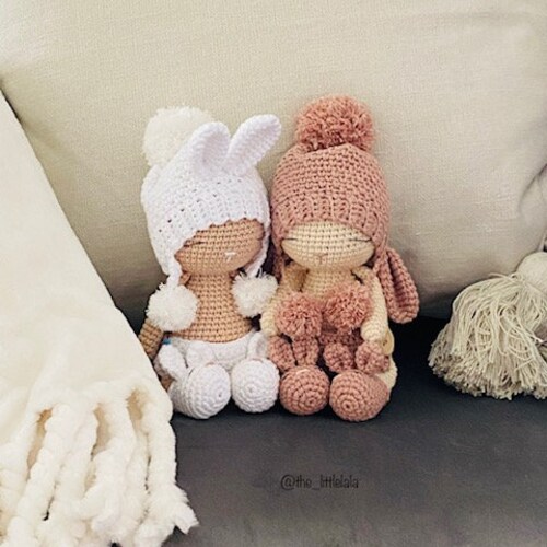 Velvet Bunny Crochet Pattern Long Eared Big Rabbit Amigurumi - Etsy
