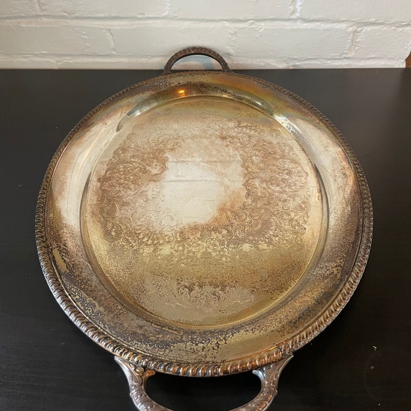 Silver Plate Platter - Etsy