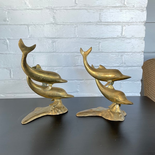 Brass Dolphin - Etsy