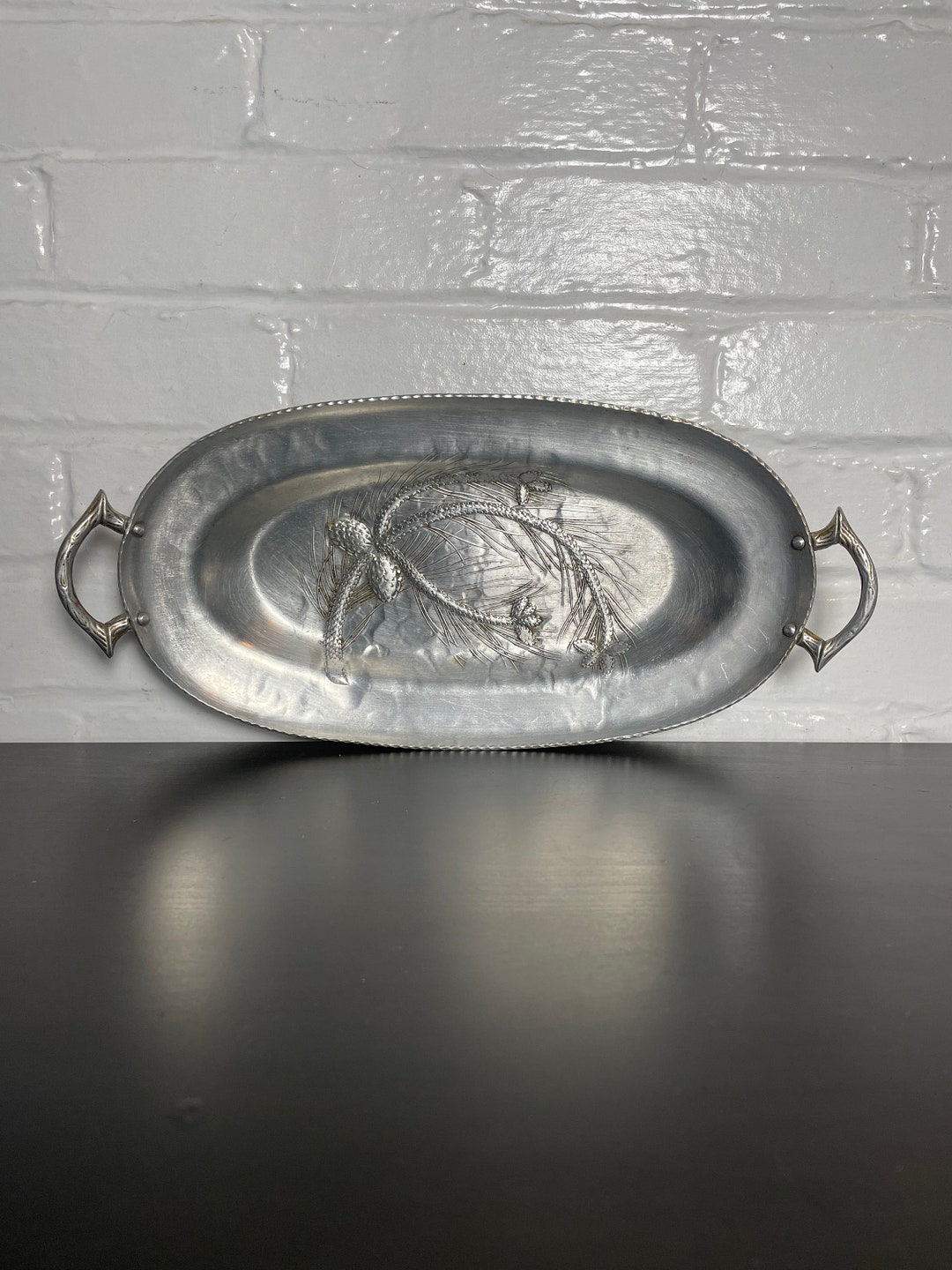 Nice Vintage Everlast Forged Aluminum Pine Pattern With Handles - Etsy