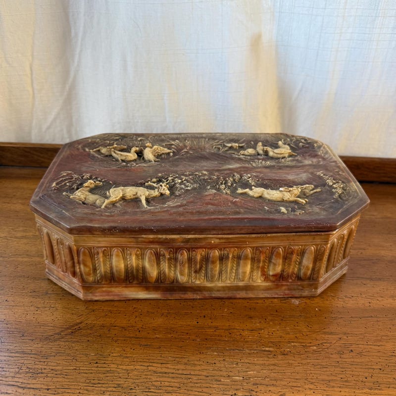 Incolay Stone Jewelry Box - Etsy