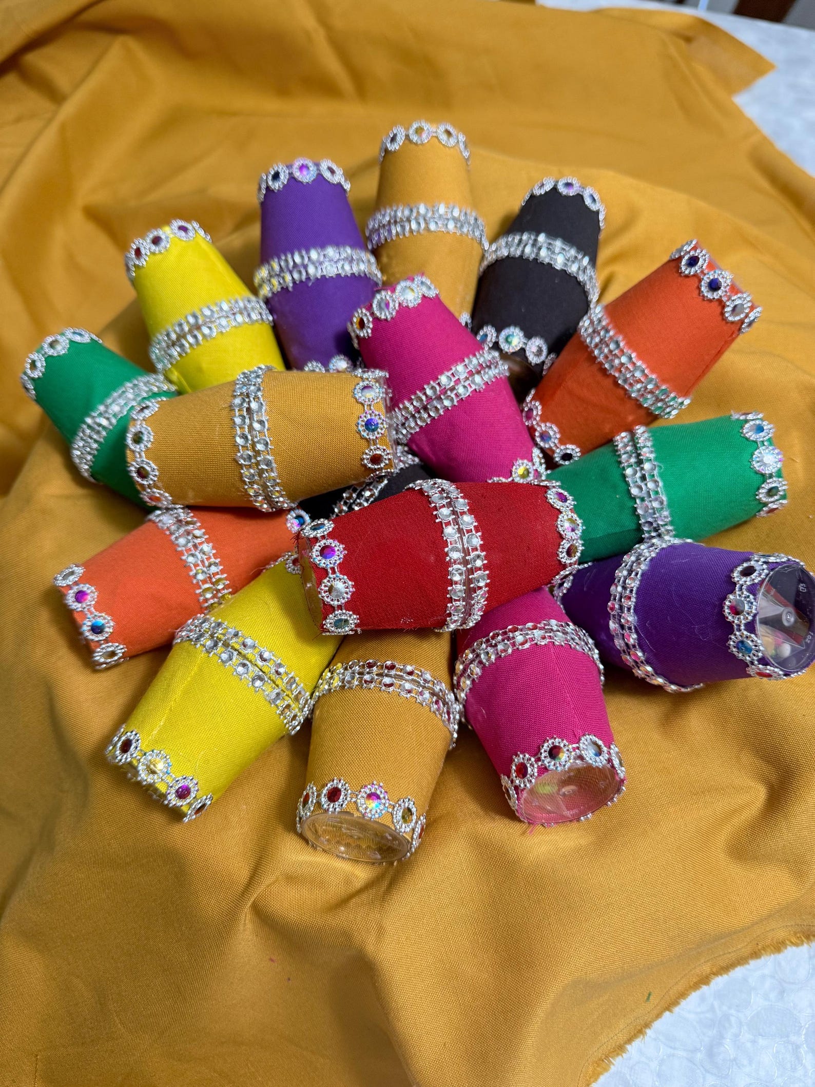Pre-filled Mehndi Dholki Favors for Mehndi / Dholki. Pre-filled With ...