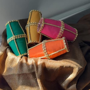 Pre-filled Mehndi Dholki Favors for Mehndi / Dholki. Pre-filled With ...