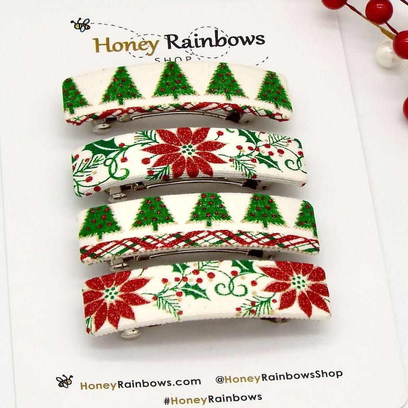 Holiday Hair Clip - Etsy