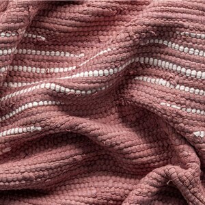 Cotton Rag Rug for Home Decor, Pink Kilim Rug for Living Room, Chindi ...