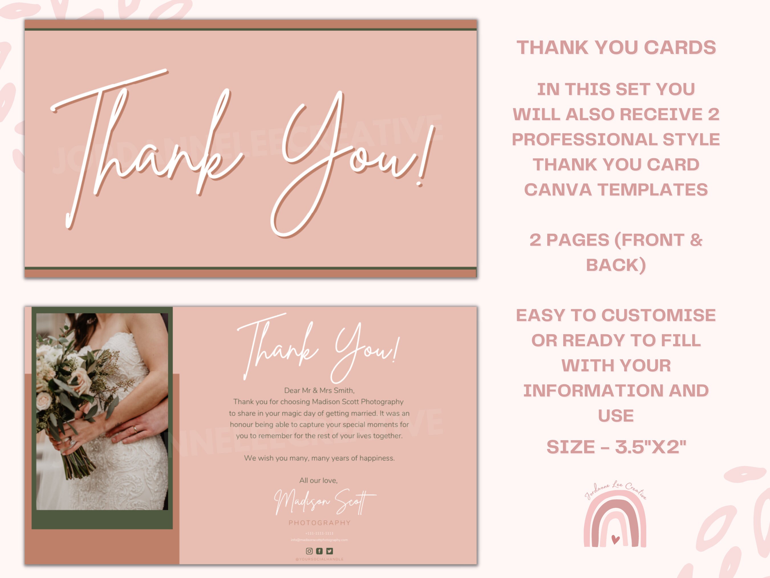 Editable Branding Kit Templates for Canva Brand Package Templates ...