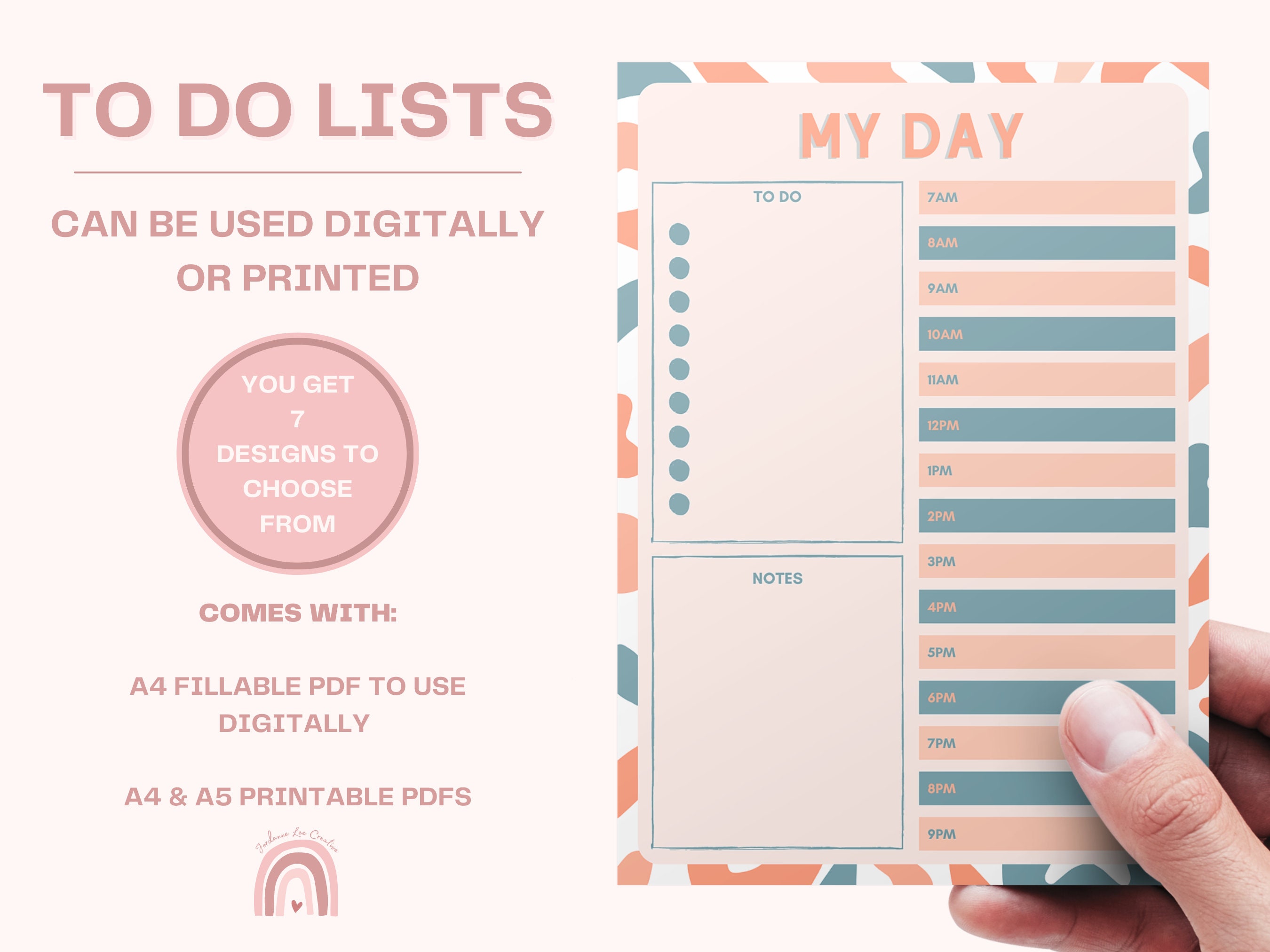 Weekly and Daily to Do Lists Daily, Weekly To-do PDF Planner to Do List ...