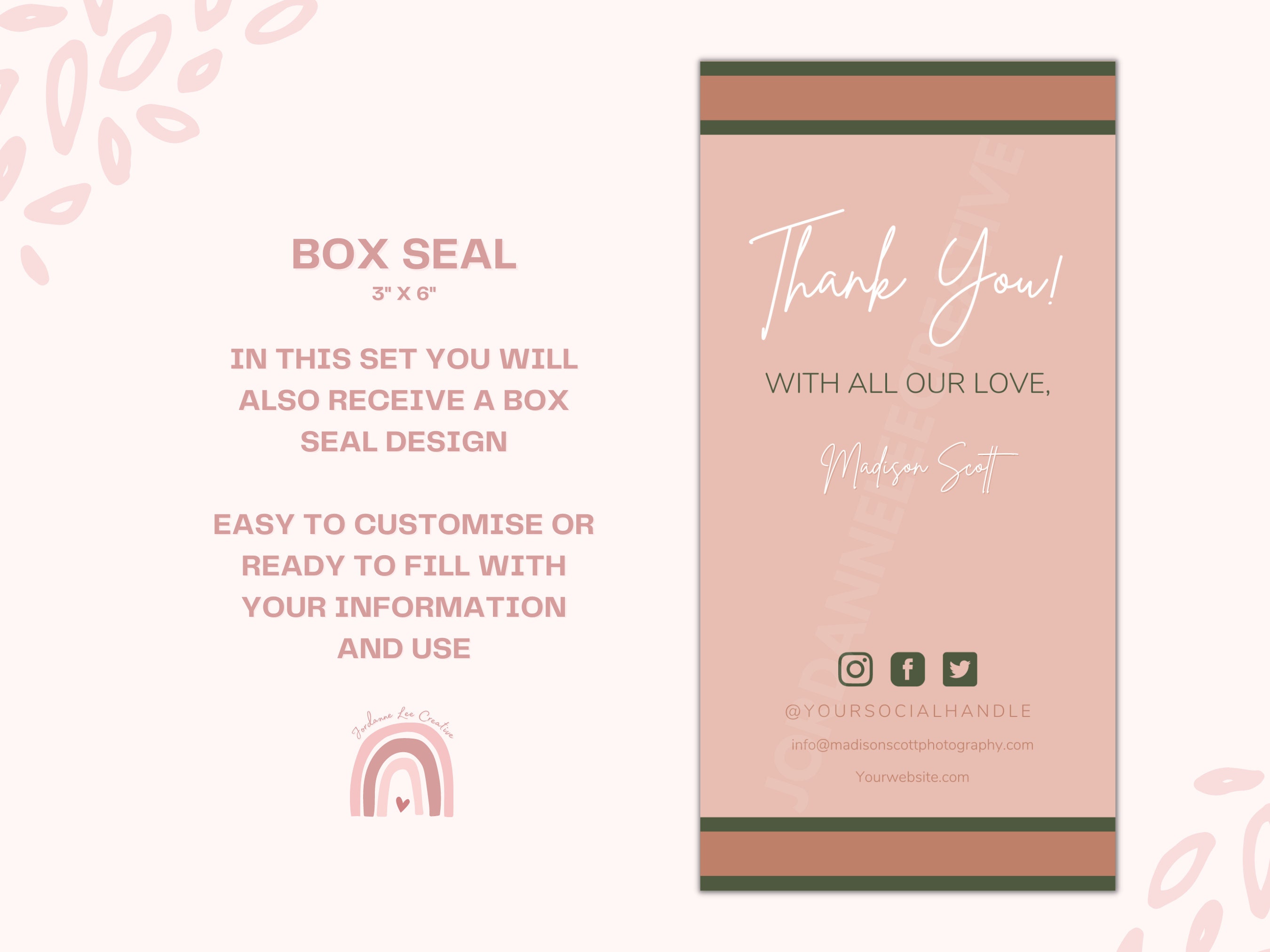 Editable Branding Kit Templates for Canva Brand Package Templates ...