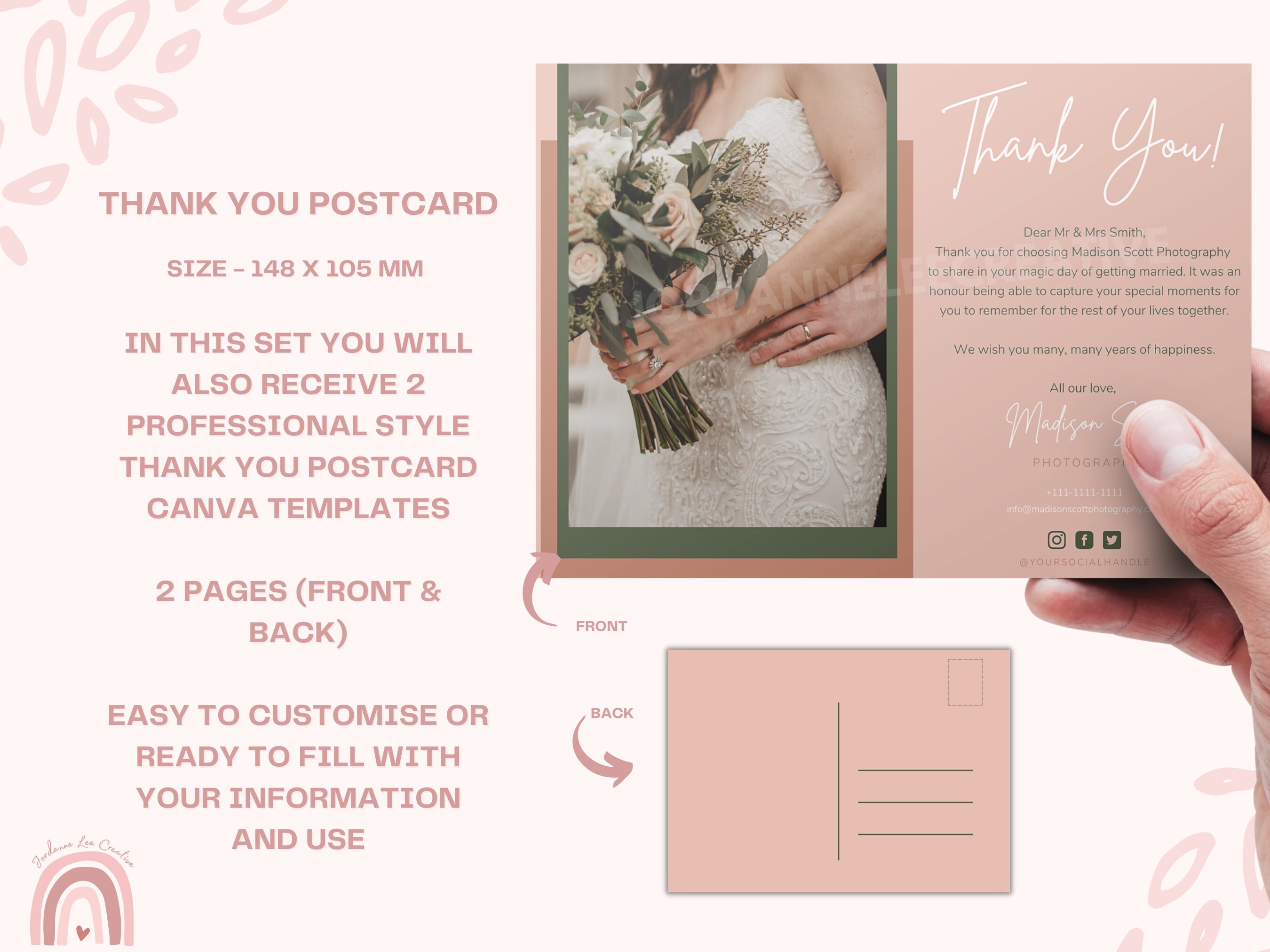 Editable Branding Kit Templates for Canva Brand Package Templates ...