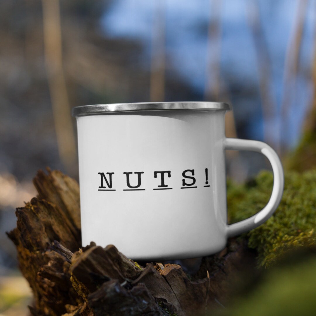101st Airborne NUTS Enamel Camping Mug - Band of Brothers WWII Gift - Etsy