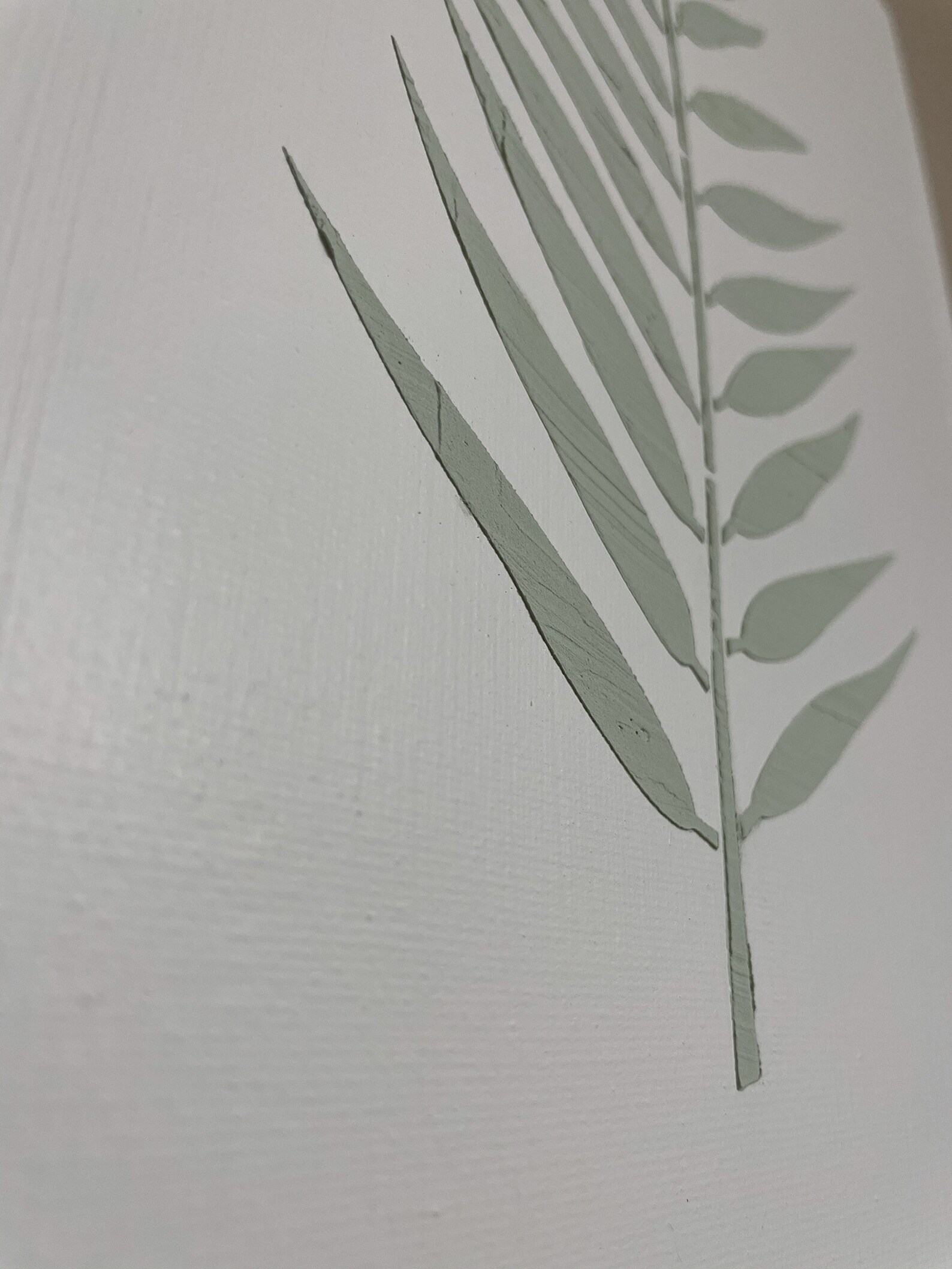 Leaf Painting / Texture Painting / Texture Canvas / Foliage - Etsy