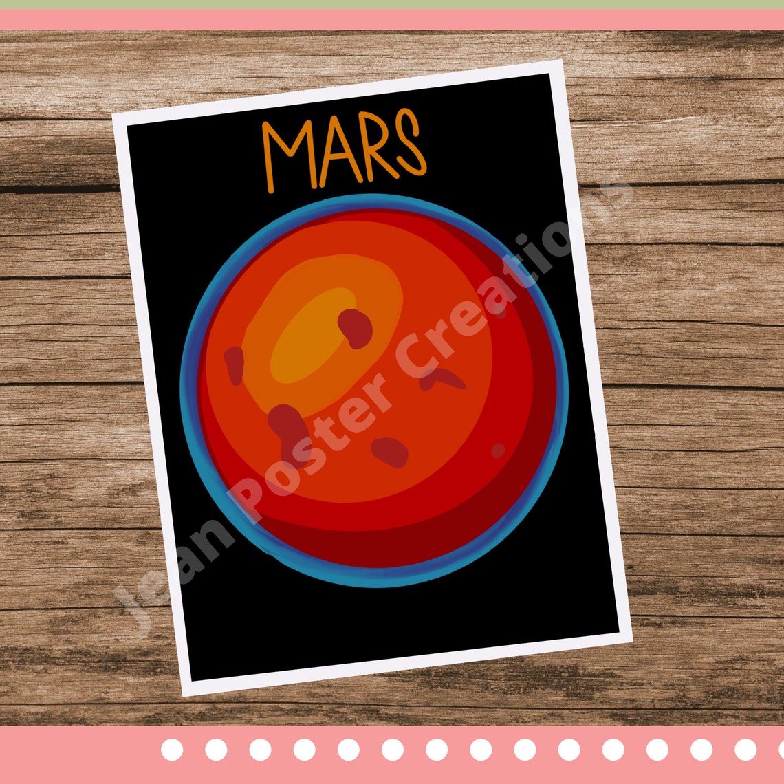 Mars Classroom Poster Classroom Décor Printable Classroom | Etsy