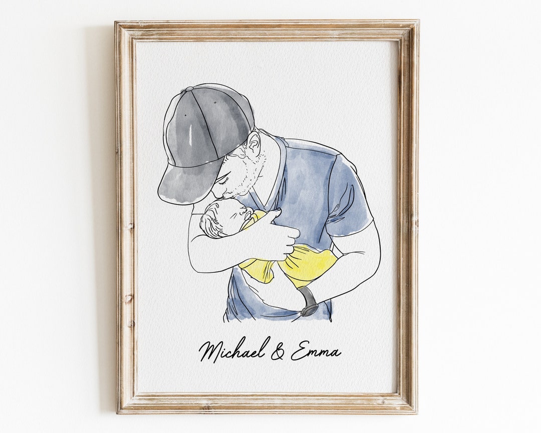 Custom Line Drawing, Custom Line Art Portrait From Photo, Family ...